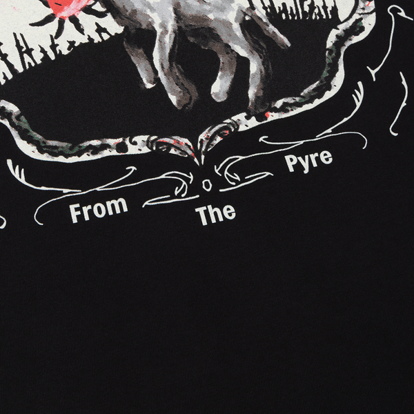 From The Pyre Mask Black T-Shirt - The Last Dinner Party